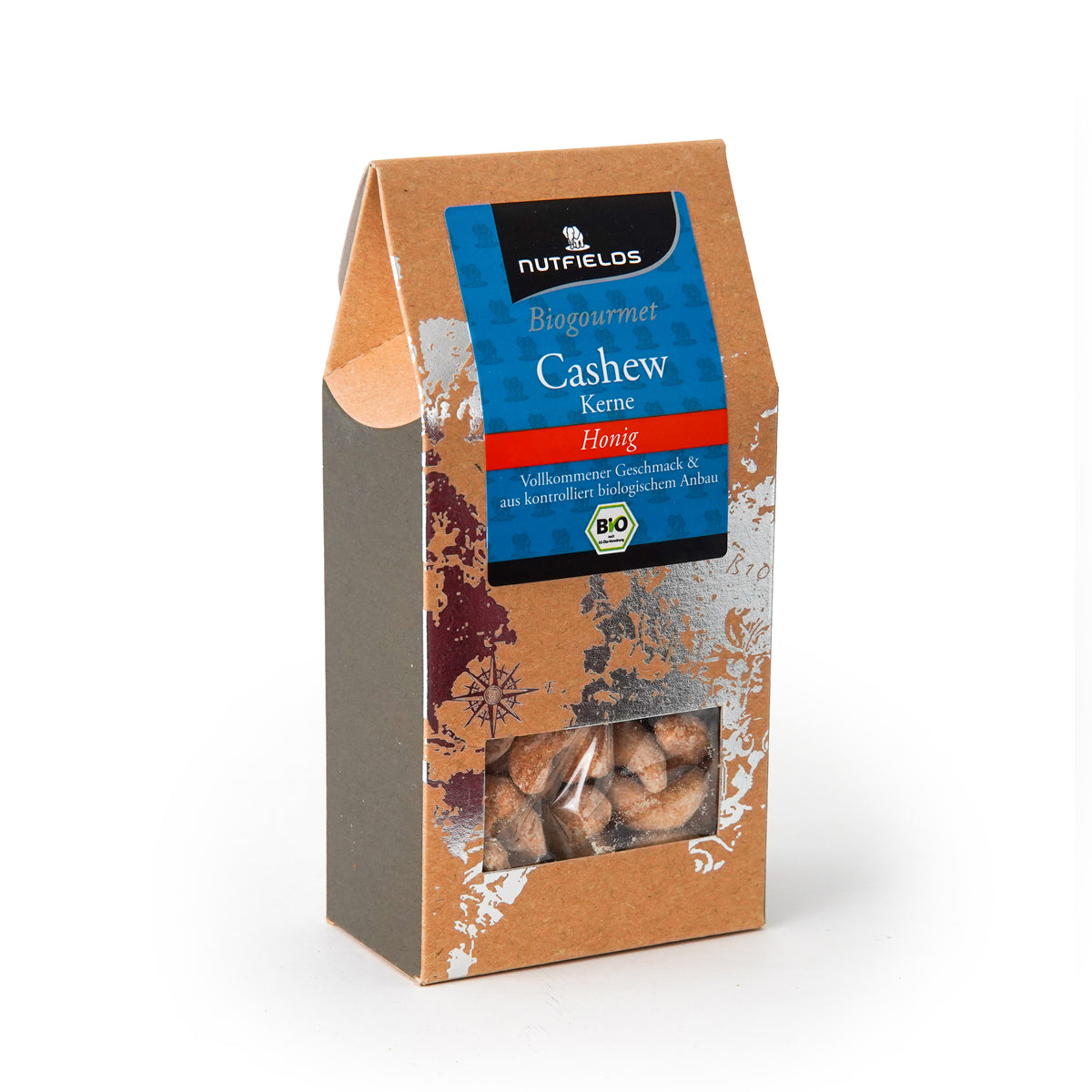 Nutfields Bio Cashewkerne | Honig geröstet | 120 g— ecoterra Store